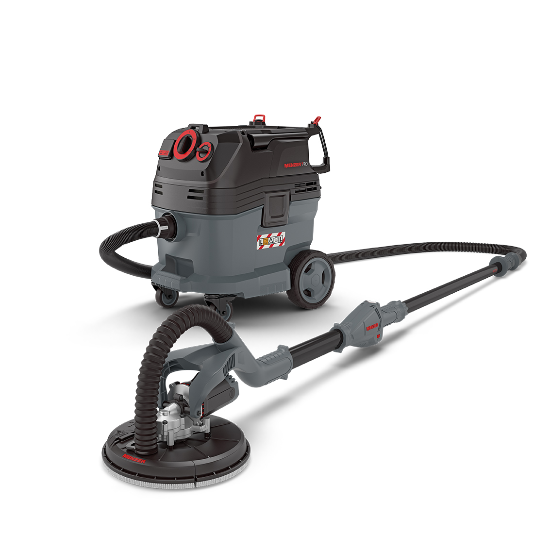 MENZER LHS 225 VARIO + VCL 530 PRO Antistatic | Kit de ponçage pour un ...