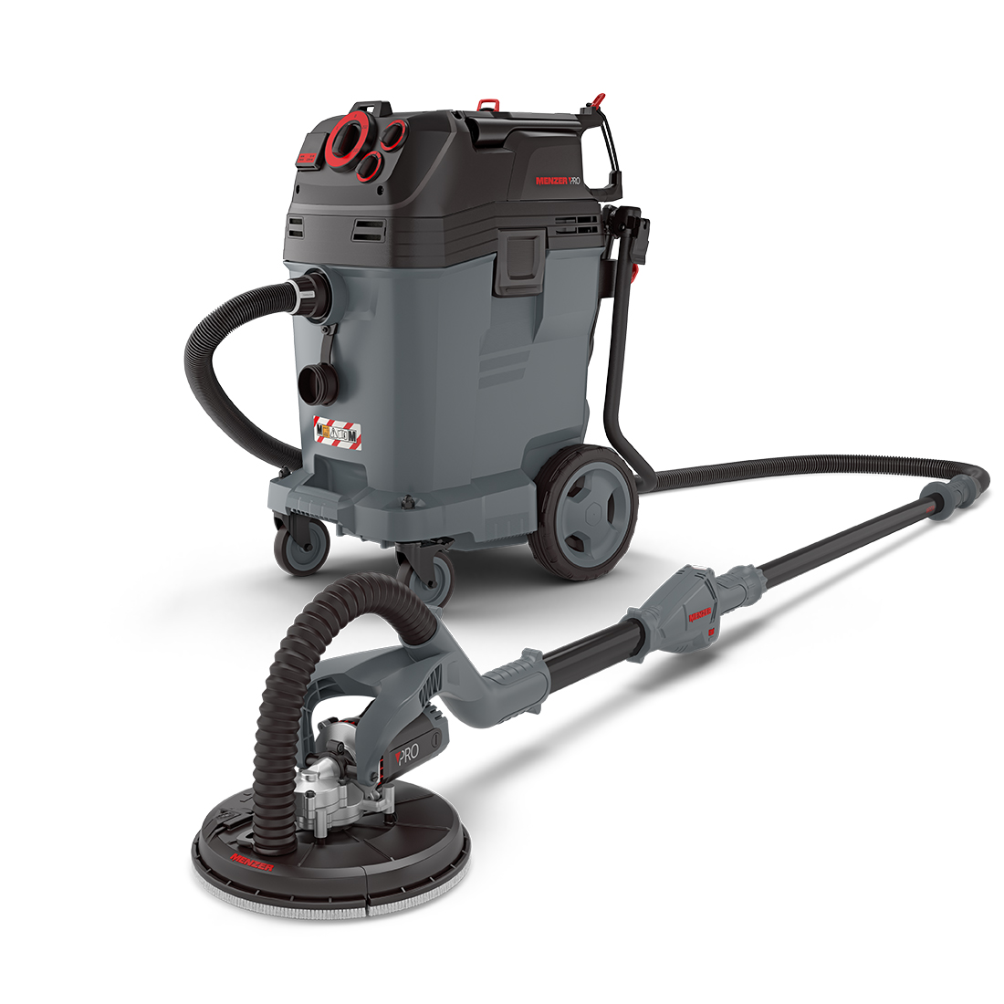 MENZER LHS 225 PRO VARIO + VCM 550 PRO | Kit de ponçage pour un ponçage ...